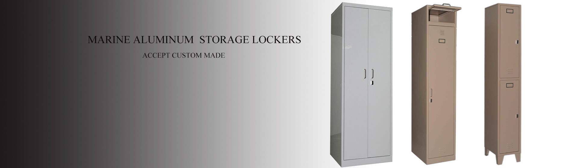Marine Aluminum Storage Locker In Boat Or Ship Furniture